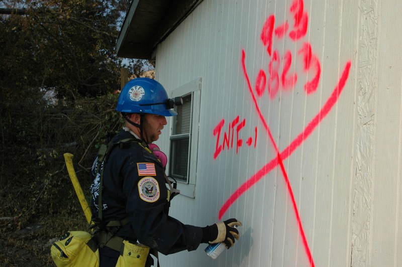 Pre Printed FEMA Search Marking Sticker Disaster Decal