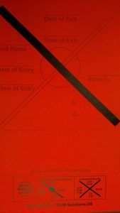 Pre-Printed FEMA Search Marking Sticker - Disaster Decal