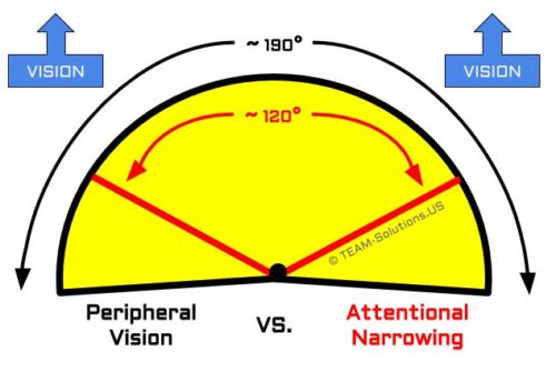 Peripheral Vision v Attentional Narrowing image > TEAM Solutions