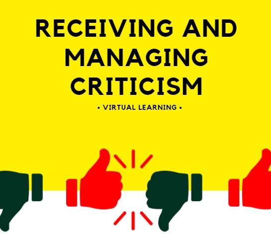 Receiving and Managing Criticism Toolkit