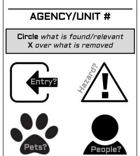 How to Mark a Building After a Search | FEMA Marking Stickers