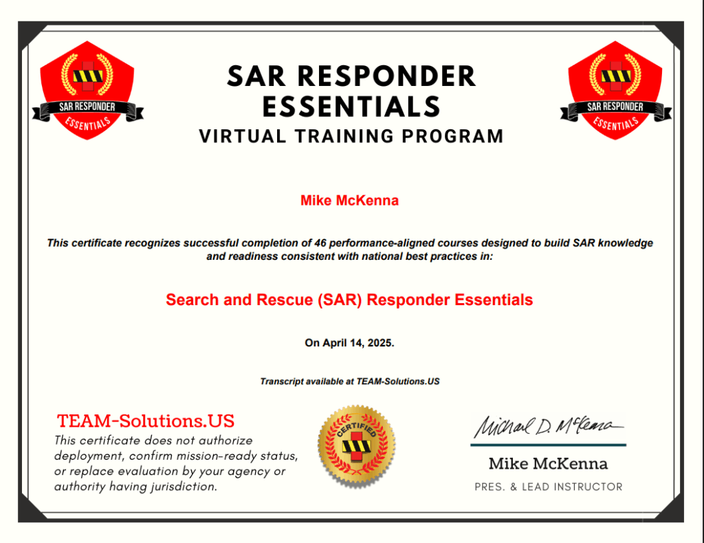 Search and Rescue (SAR) Training Online: The Ultimate Guide